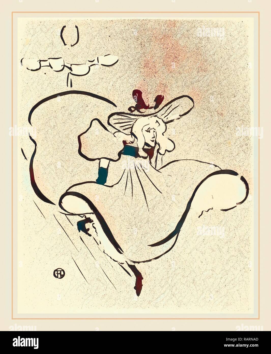 Henri de Toulouse-Lautrec (French, 1864-1901), Jane Avril, 1893 ...