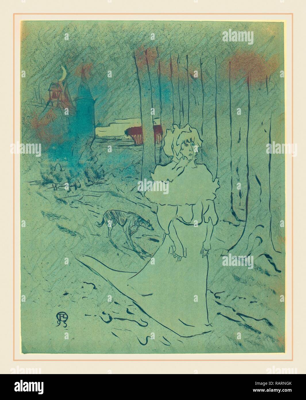 Henri de Toulouse-Lautrec (French, 1864-1901), The Manor Lady or the ...