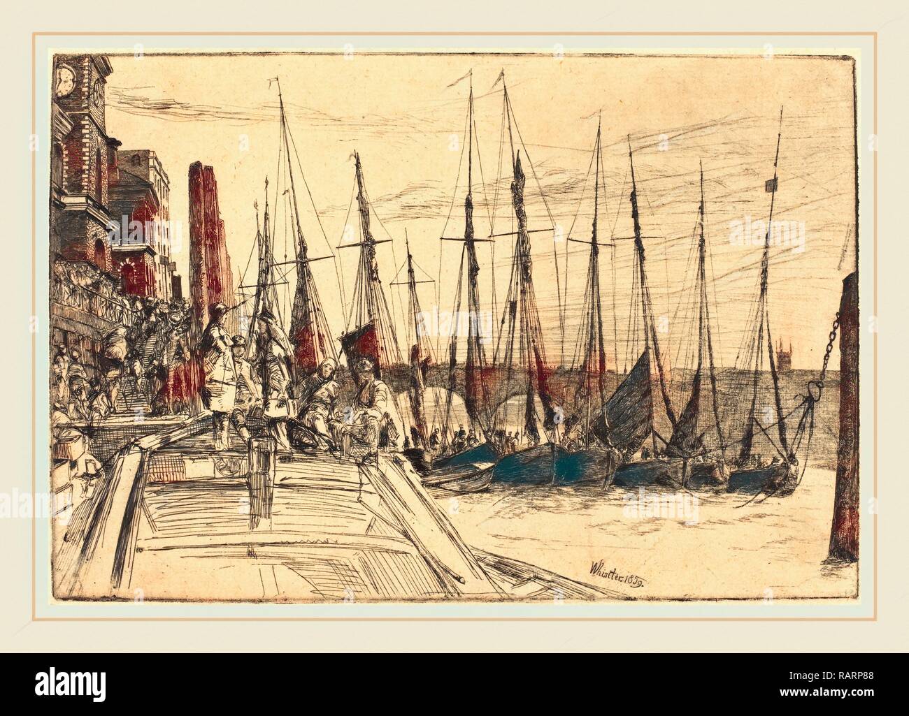 James McNeill Whistler (American, 1834-1903), Billingsgate, 1859 ...