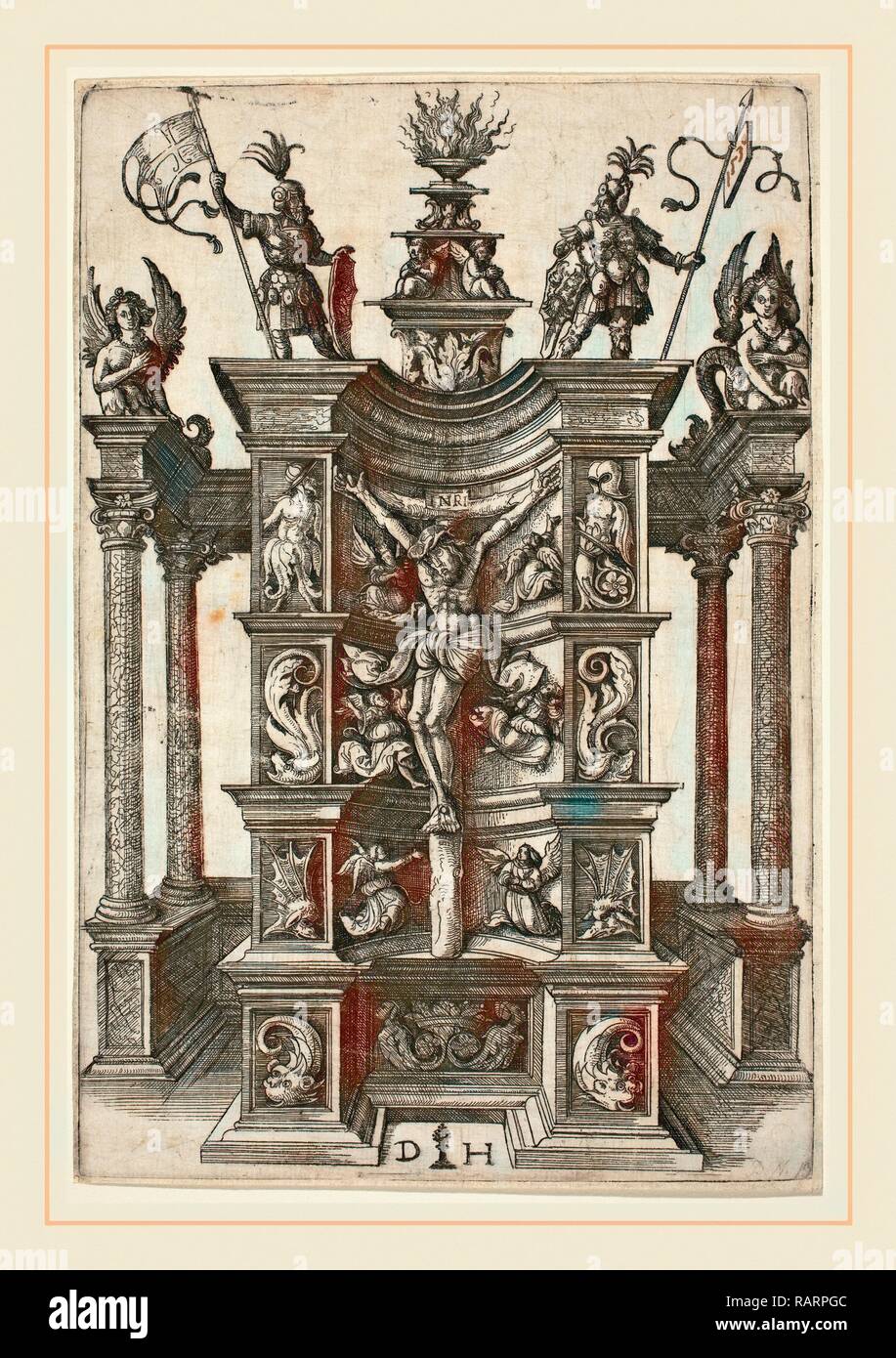Daniel Hopfer I (German, c. 1470-1536), The Crucified Christ in a ...