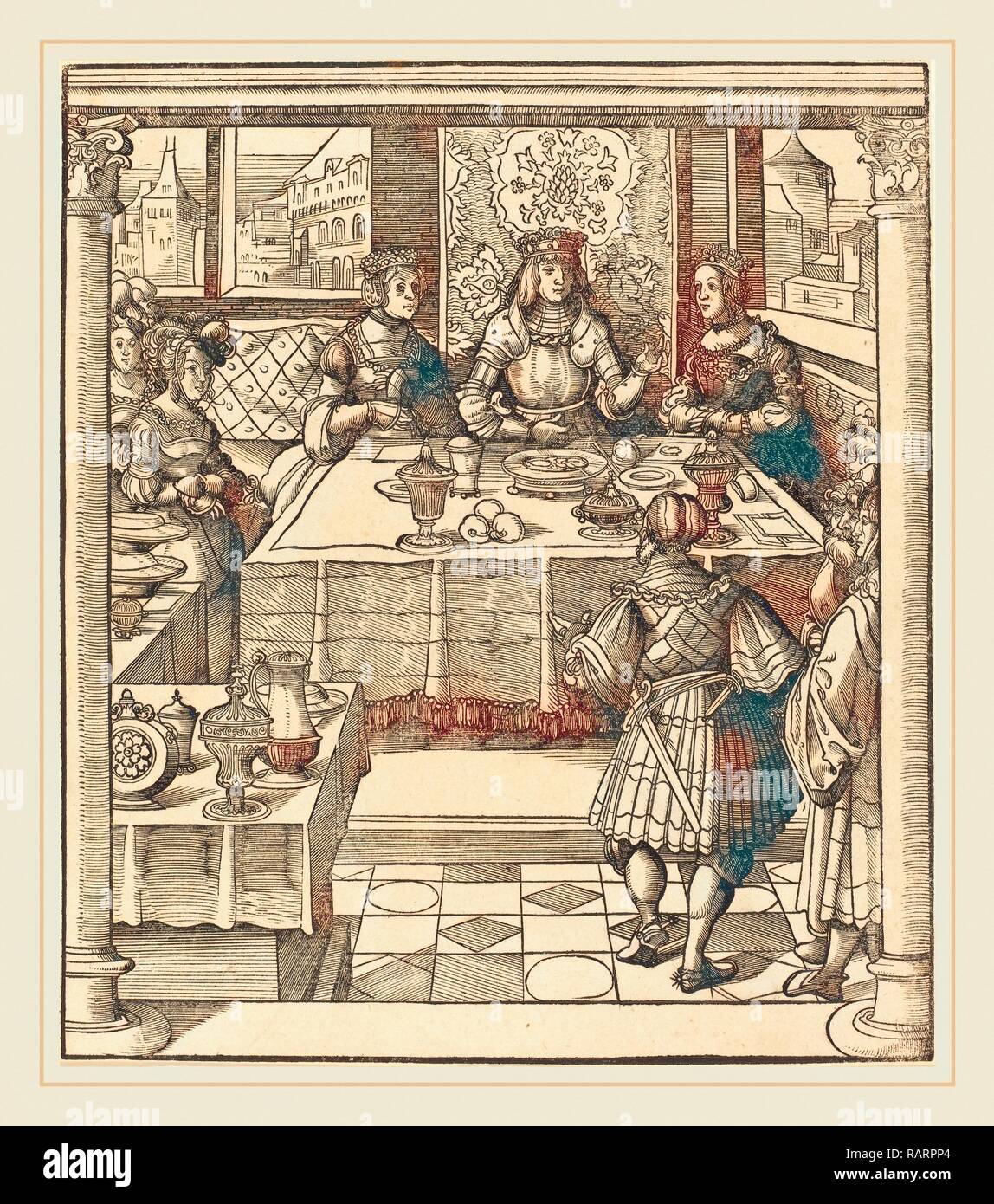 Leonhard Beck (German, c. 1480-1542), The Young White King between the ...