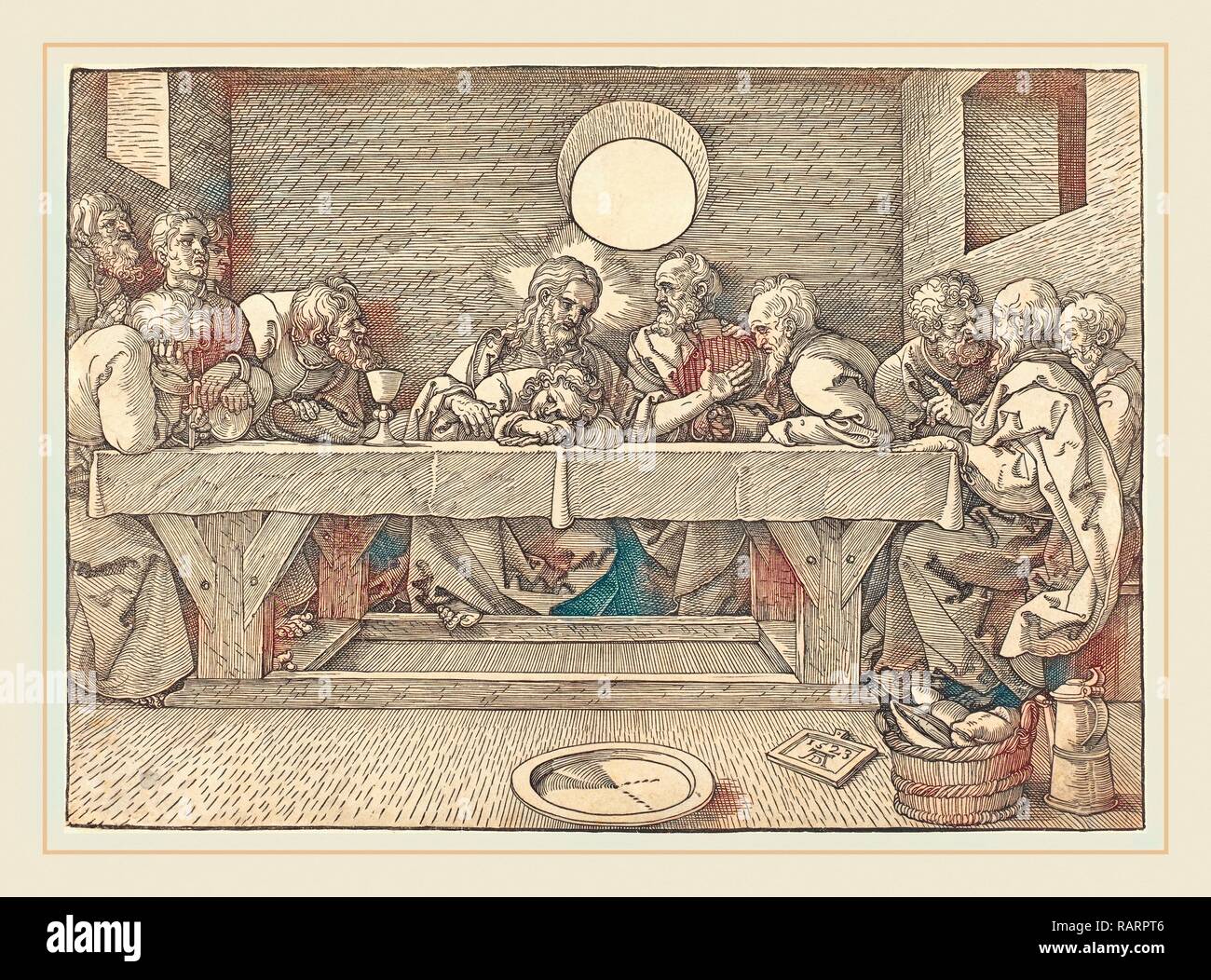 Albrecht Dürer (German, 1471-1528), The Last Supper, 1523, woodcut ...