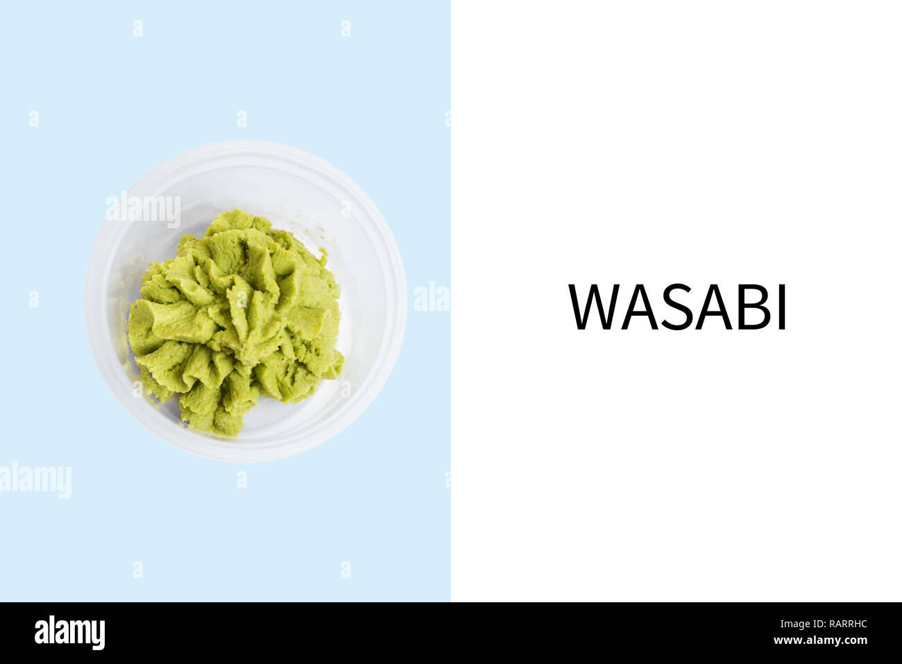 plastic container wasabi sauce sushi delivery food concept Stock Photo Alamy