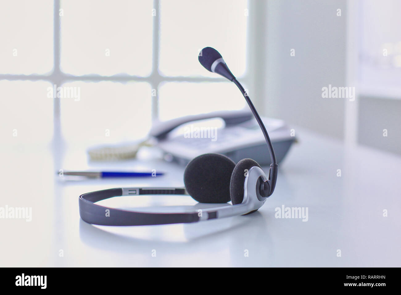 Communication support, call center and customer service help desk. VOIP ...