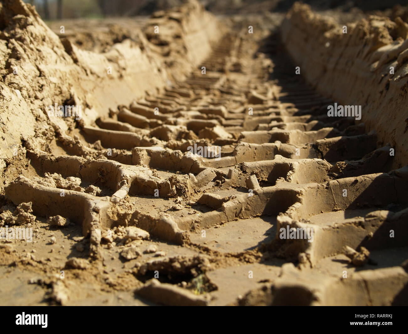 Impression of an industrial Tire Stock Photo - Alamy