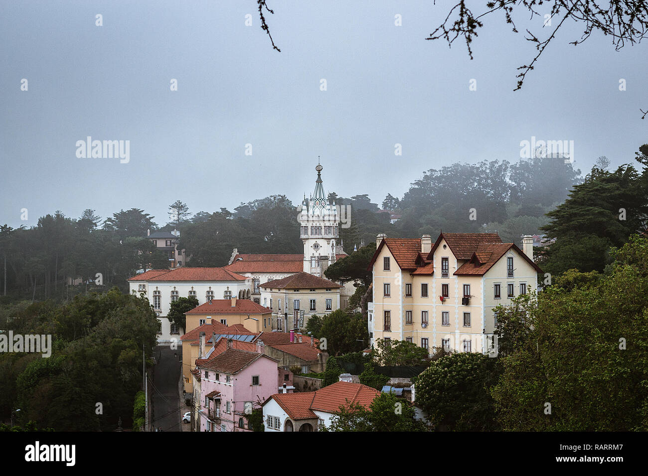 Sintra town hall, Portugal Stock Photo - Alamy