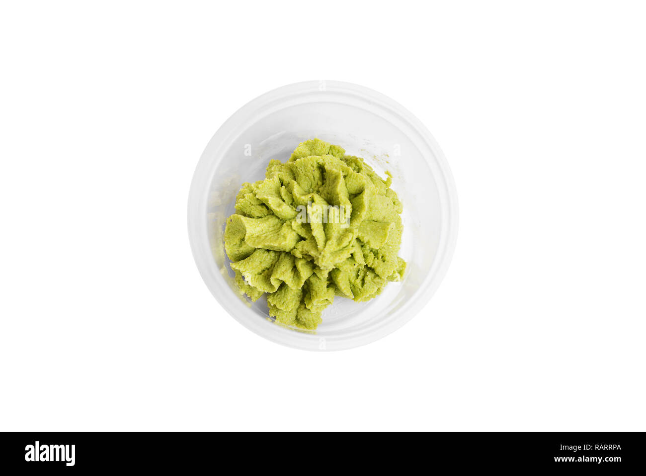 plastic container wasabi sauce sushi delivery food concept Stock Photo ...