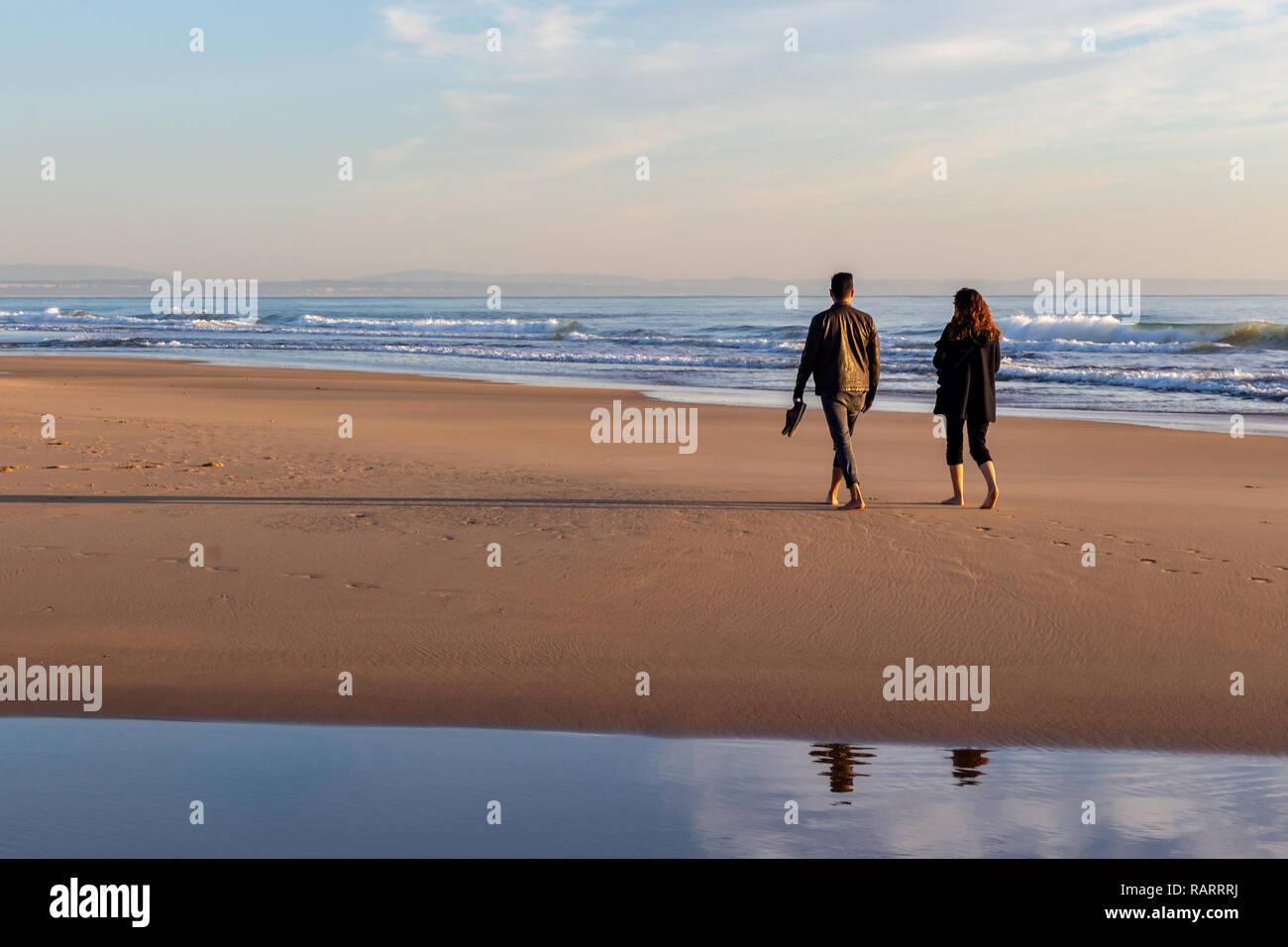 Carcavelos beach portugal hi-res stock photography and images - Alamy