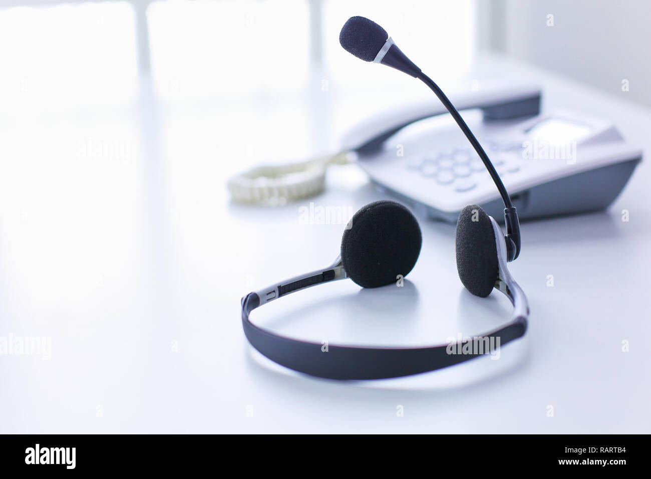 Communication support, call center and customer service help desk. VOIP ...