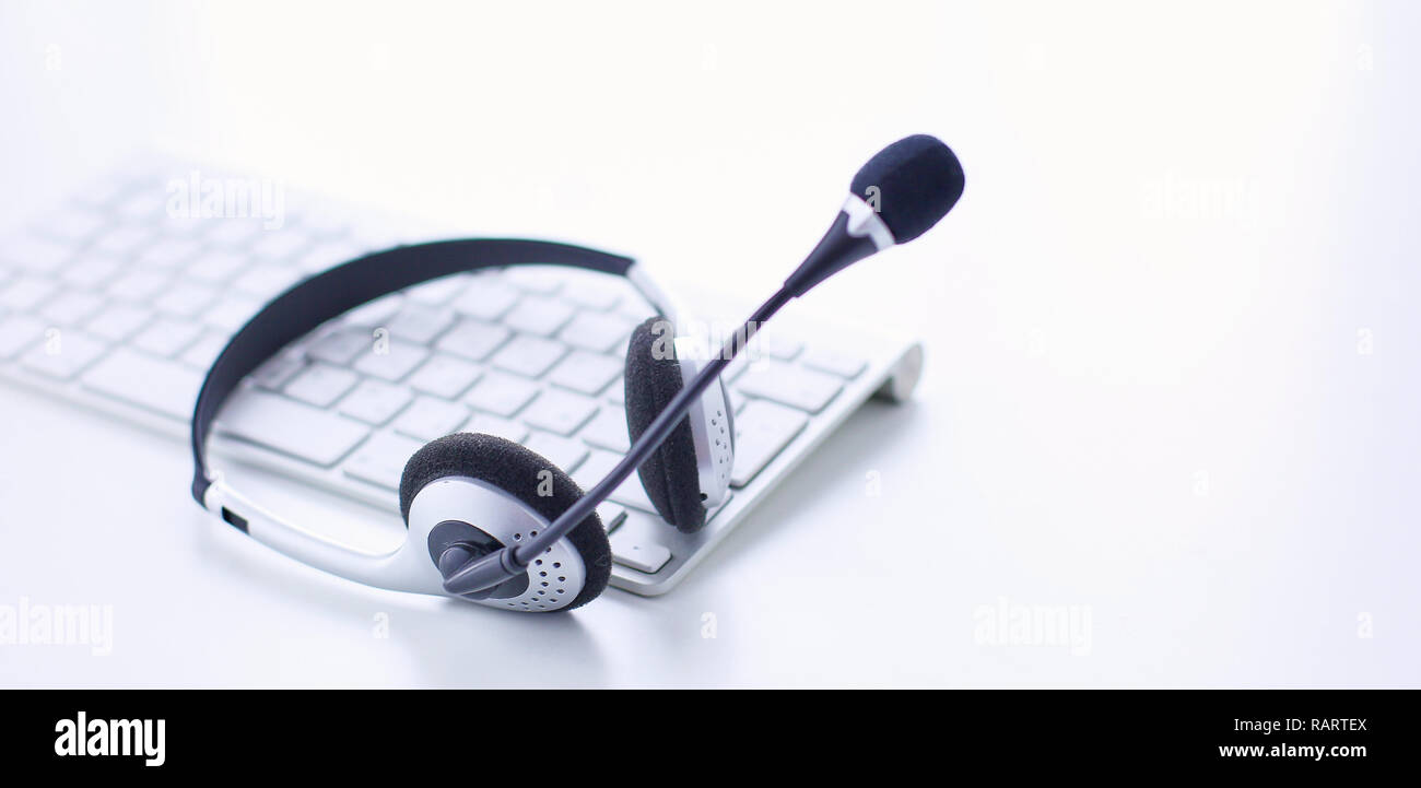 Communication support, call center and customer service help desk Stock ...