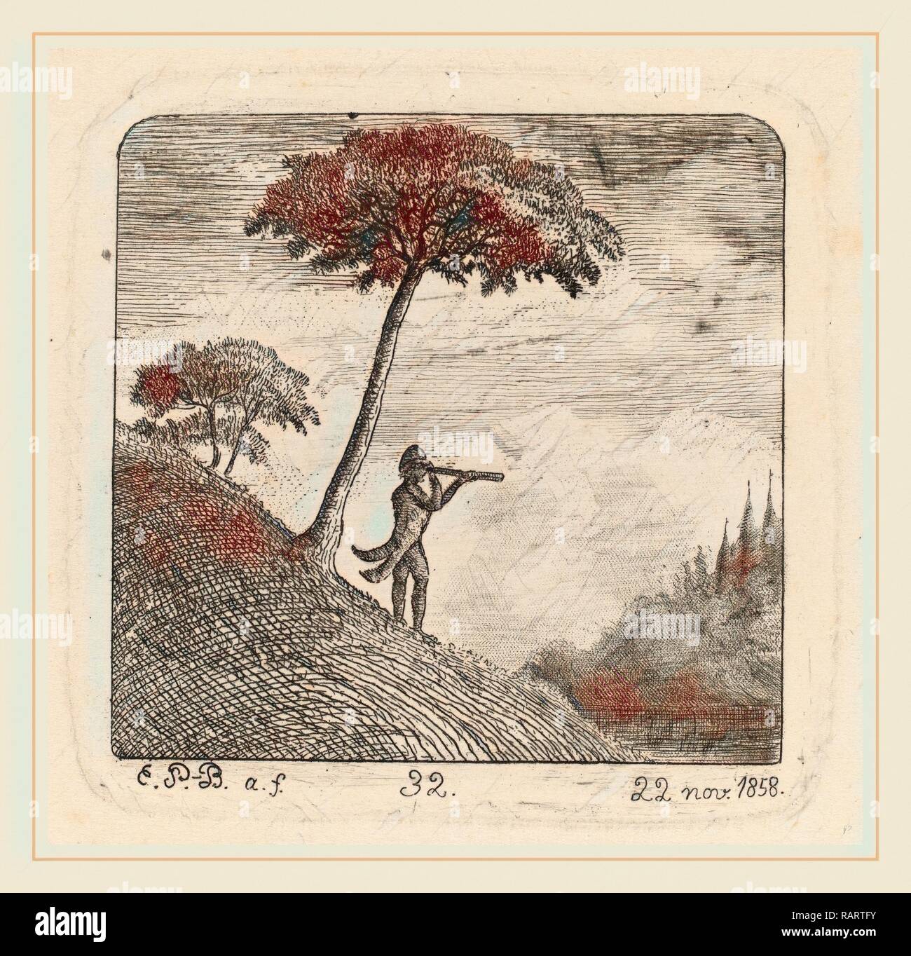 Emmanuel Phélippes-Beaulieu, The Tourist, French, born 1829, 1858 ...