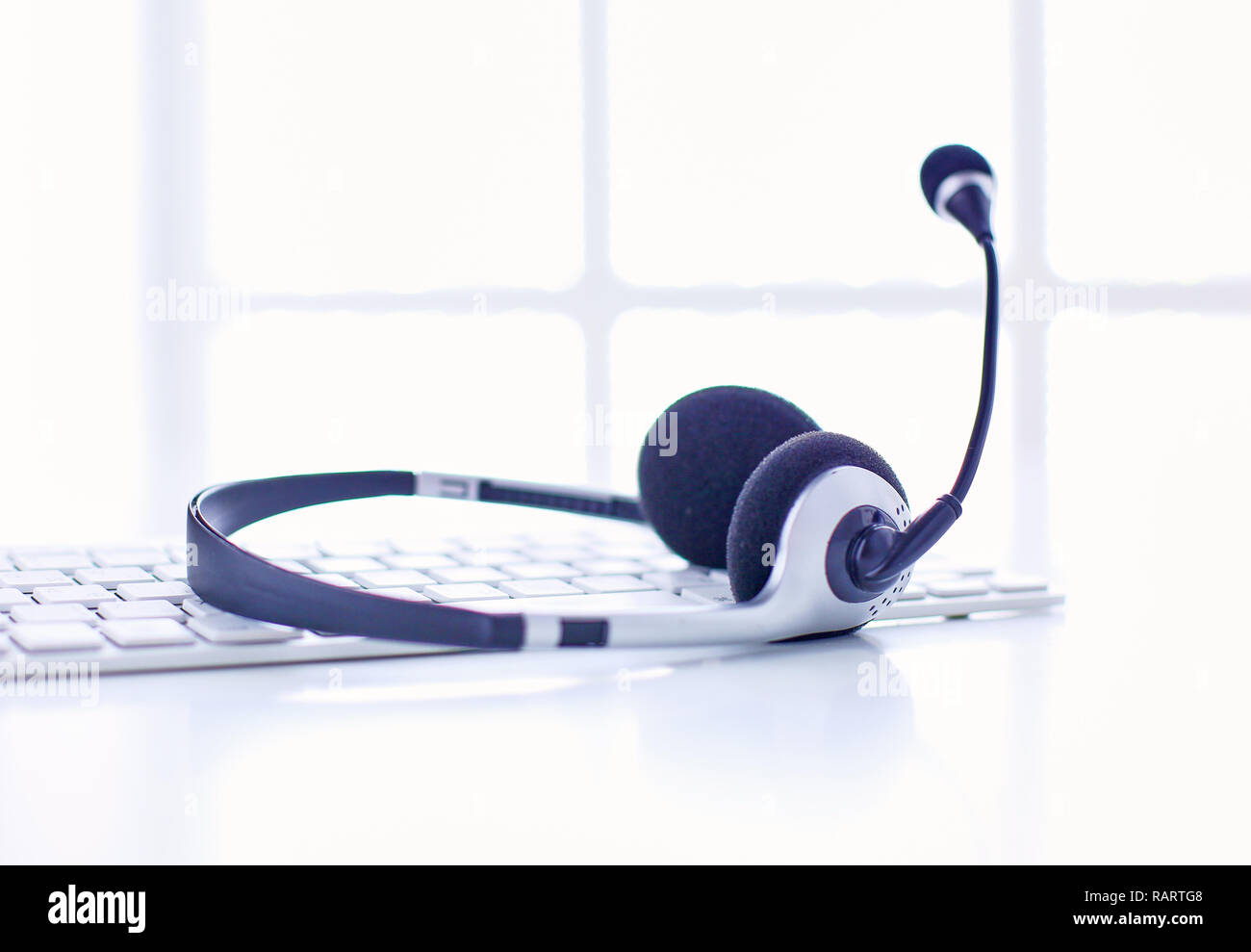 Communication support, call center and customer service help desk Stock ...