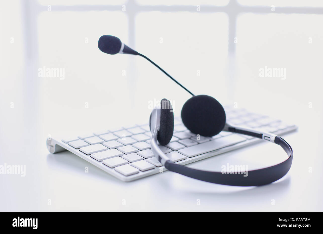 Communication support, call center and customer service help desk Stock ...