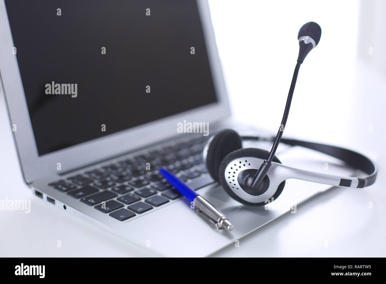 Communication support, call center and customer service help desk Stock ...