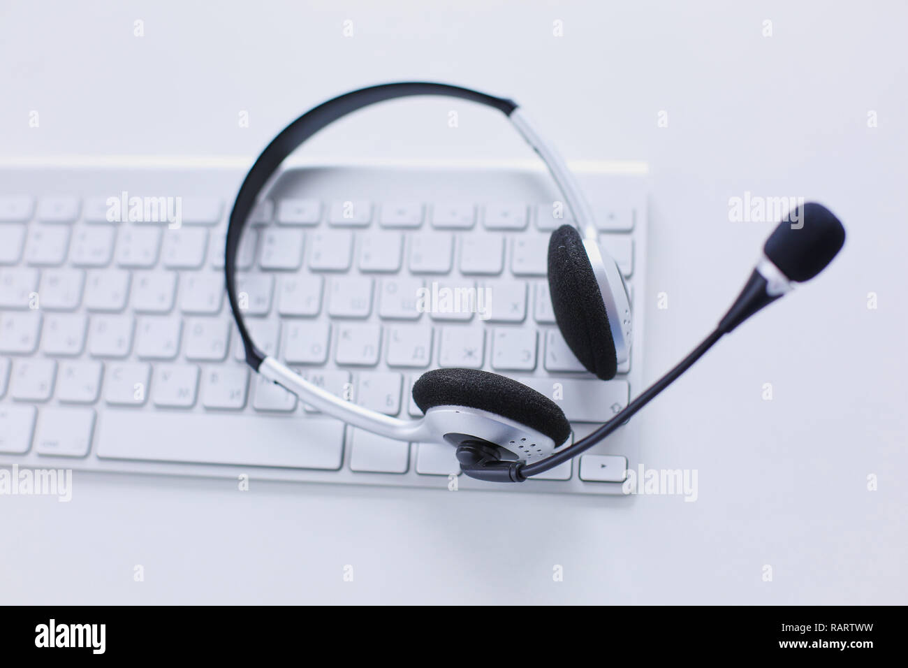 Communication support, call center and customer service help desk Stock ...