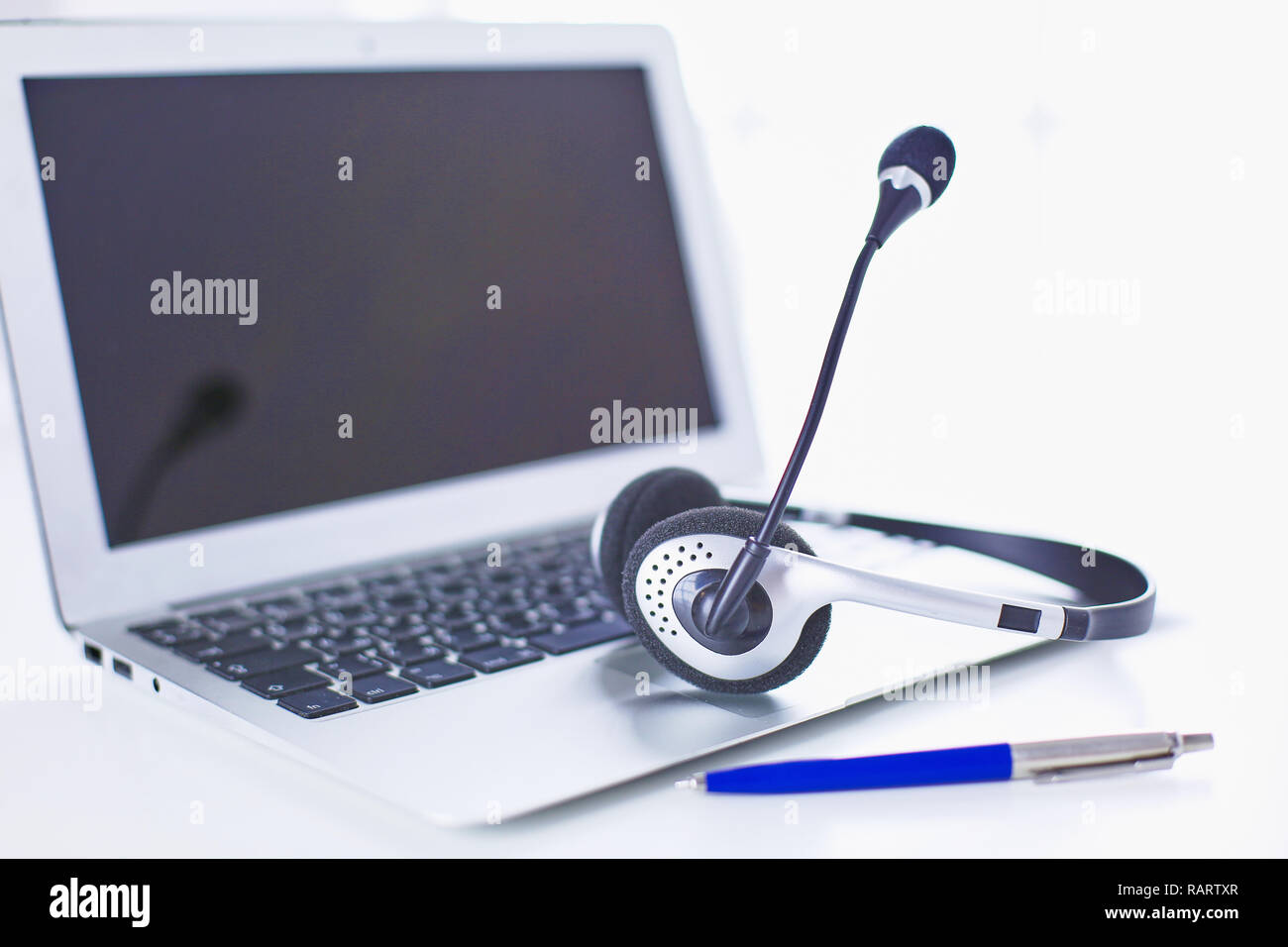 Communication support, call center and customer service help desk Stock ...