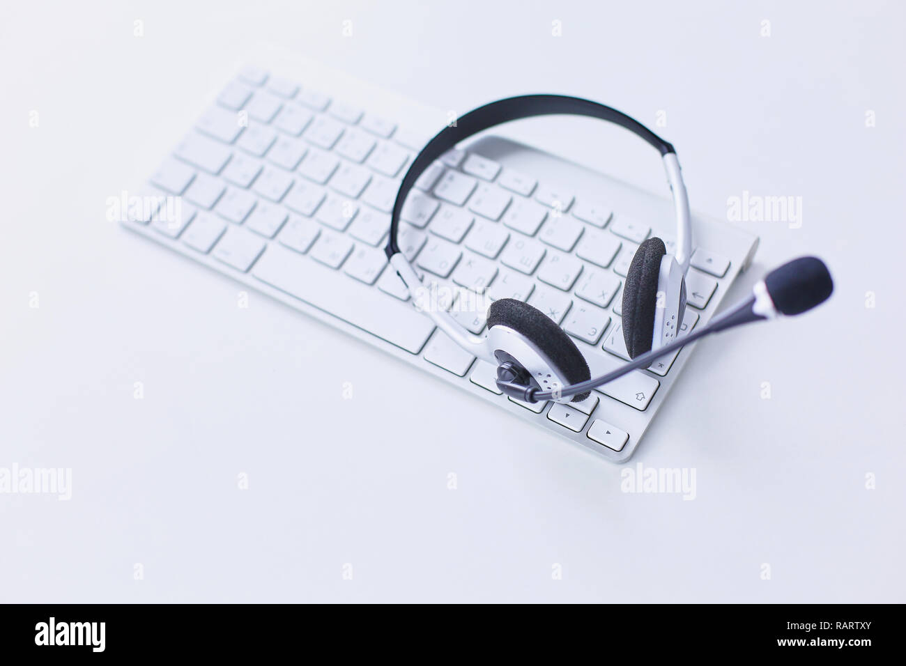 Communication support, call center and customer service help desk Stock ...