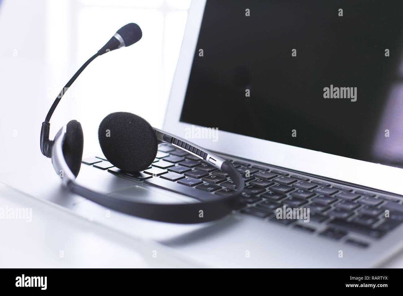 Communication support, call center and customer service help desk Stock ...