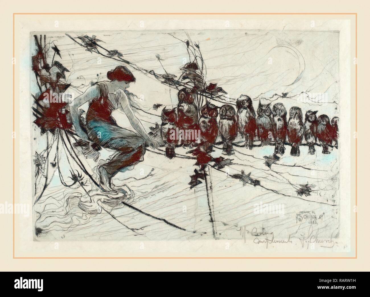 Frederick Stuart Church, A Lesson in Wisdom, American, 1842-1924, 1883 ...