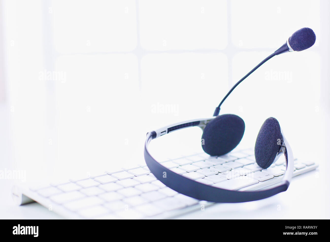 Communication support, call center and customer service help desk Stock ...