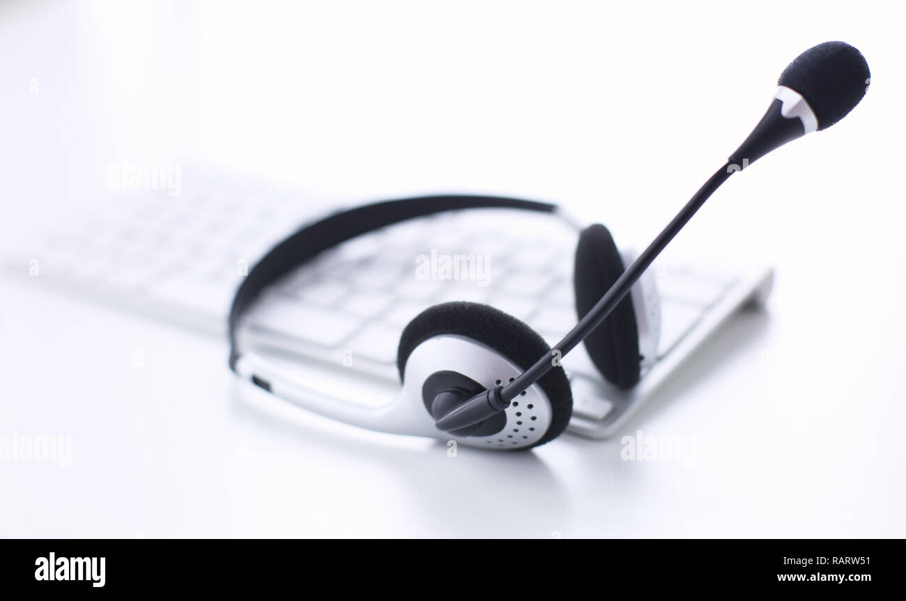 Communication support, call center and customer service help desk Stock ...