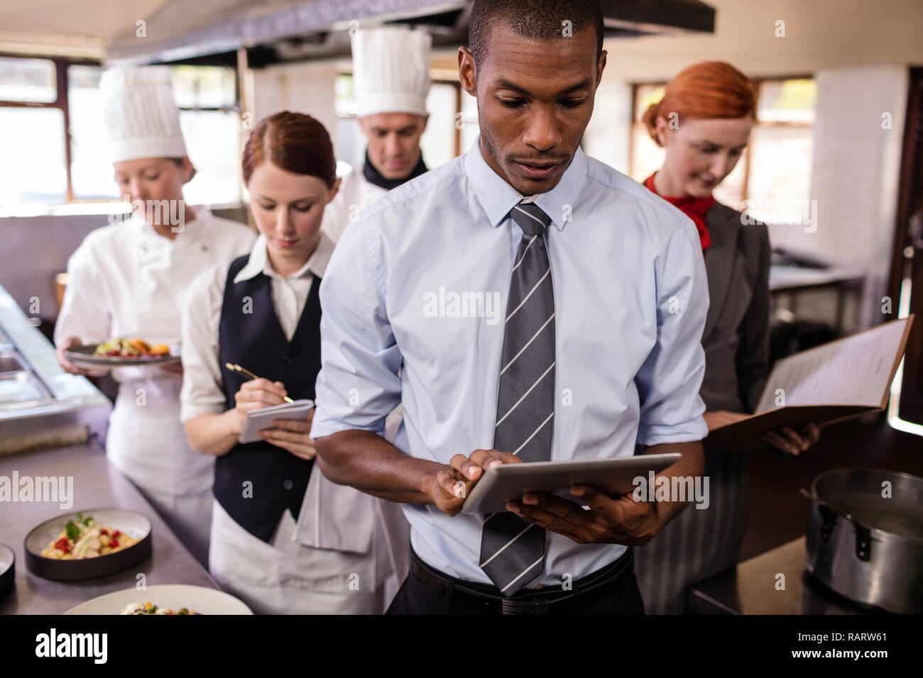 Hotel technology staff hi-res stock photography and images - Alamy
