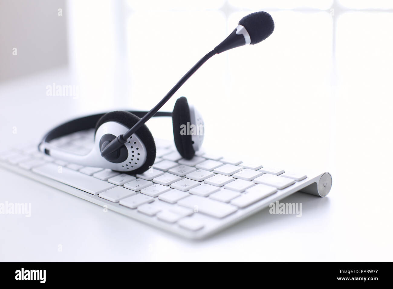 Communication support, call center and customer service help desk Stock ...