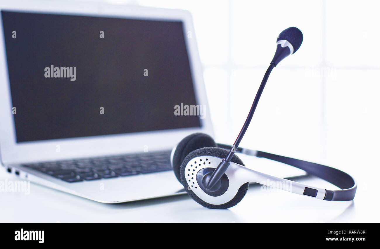 Communication support, call center and customer service help desk Stock ...