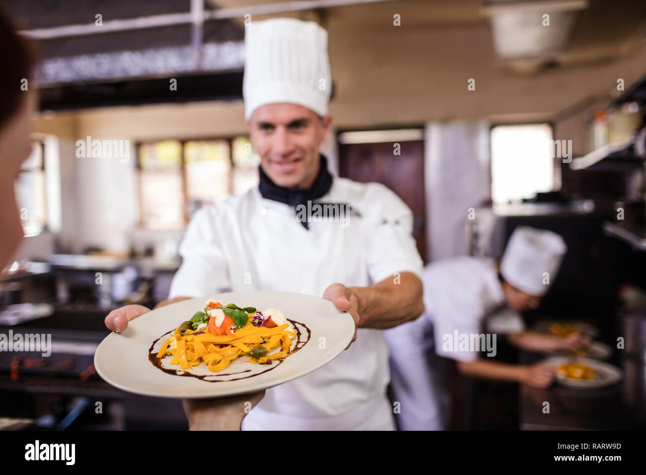 Male waitress hi-res stock photography and images - Alamy