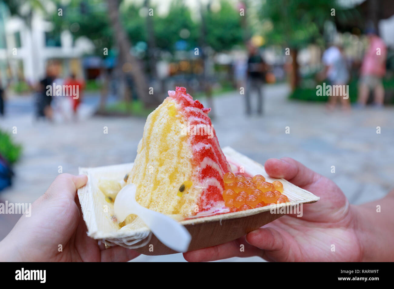 Hawaii food shaved ice hi-res stock photography and images - Alamy