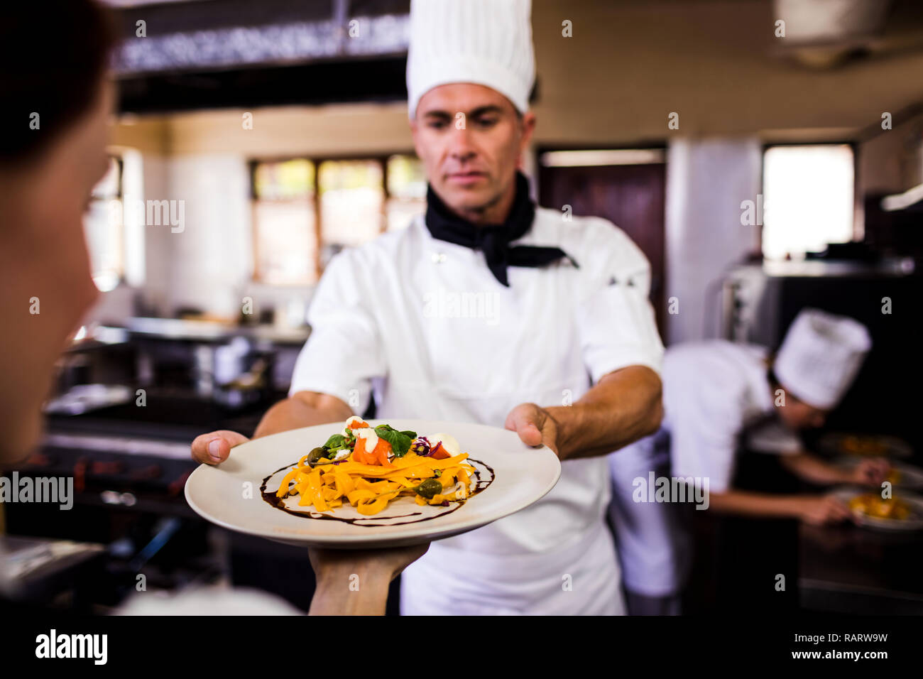 Chef man male gourmet food hi-res stock photography and images - Alamy