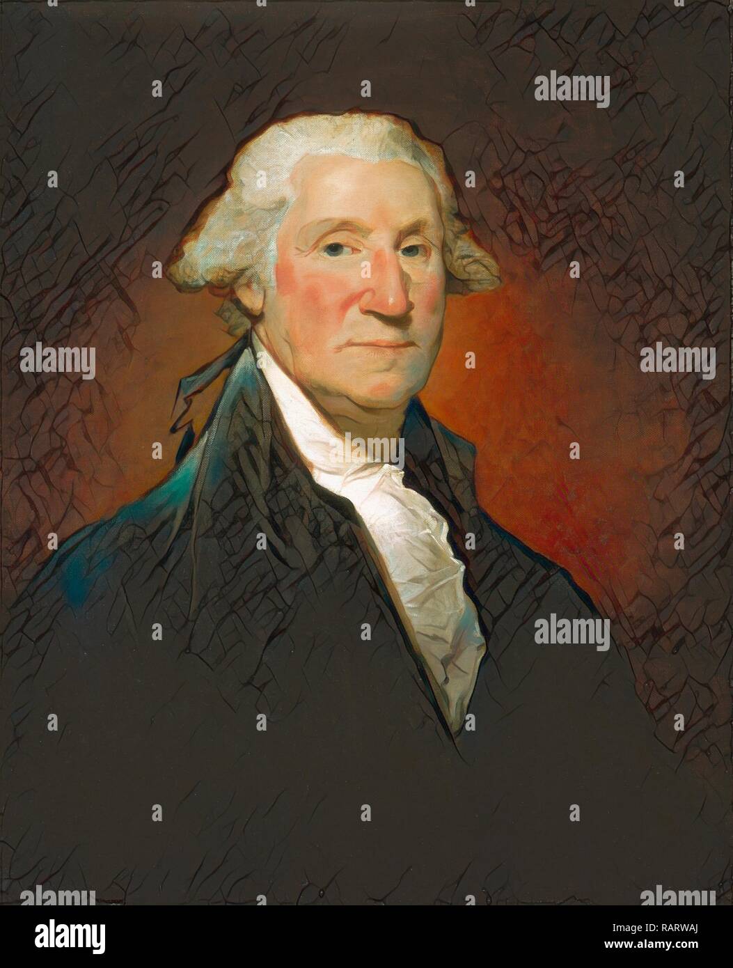 Gilbert Stuart, George Washington (Vaughan portrait), American, 1755 ...