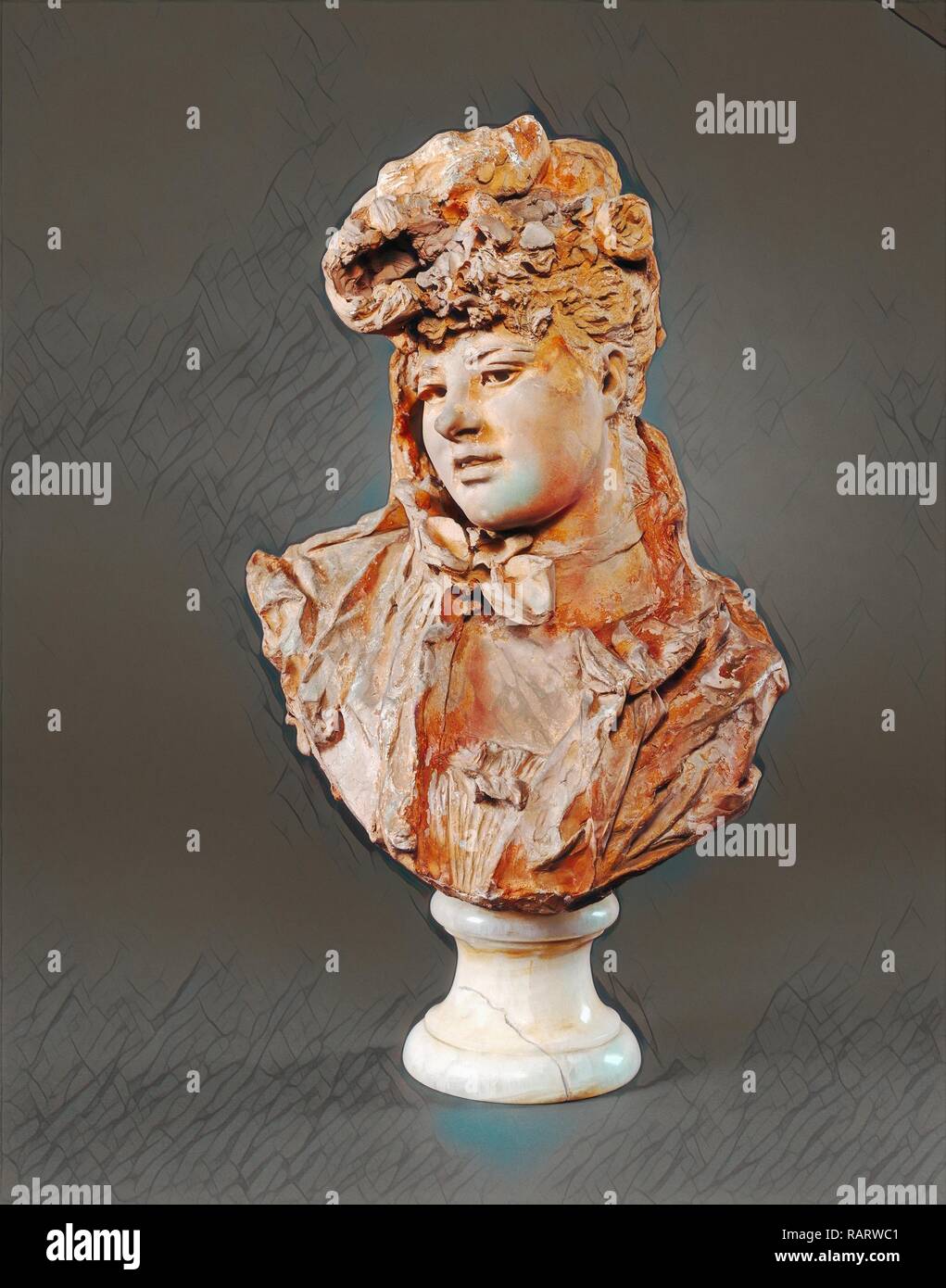 Auguste Rodin, Bust of a Woman, French, 1840-1917, 1875, terracotta ...