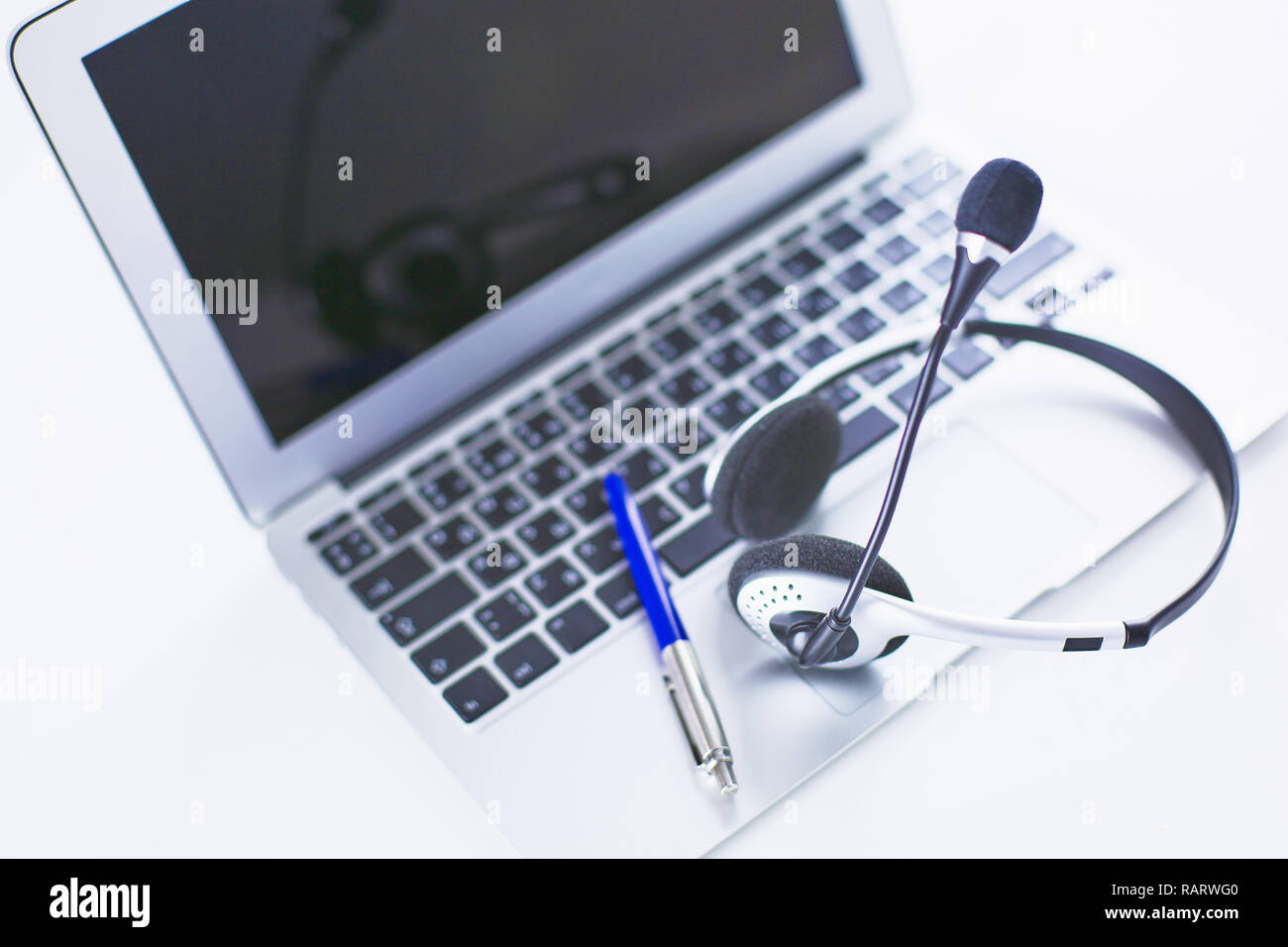 Communication support, call center and customer service help desk Stock ...