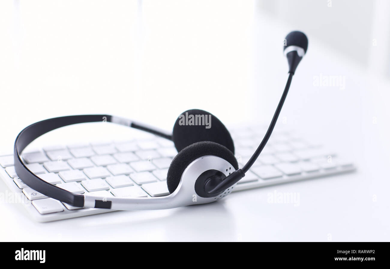 Communication support, call center and customer service help desk Stock ...