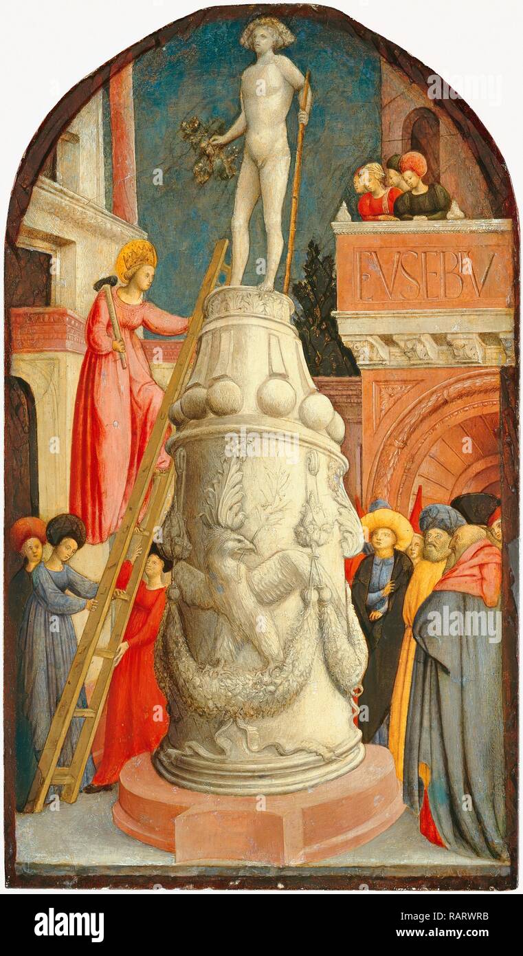 Giovanni d'Alemagna, Saint Apollonia Destroys a Pagan Idol, German ...