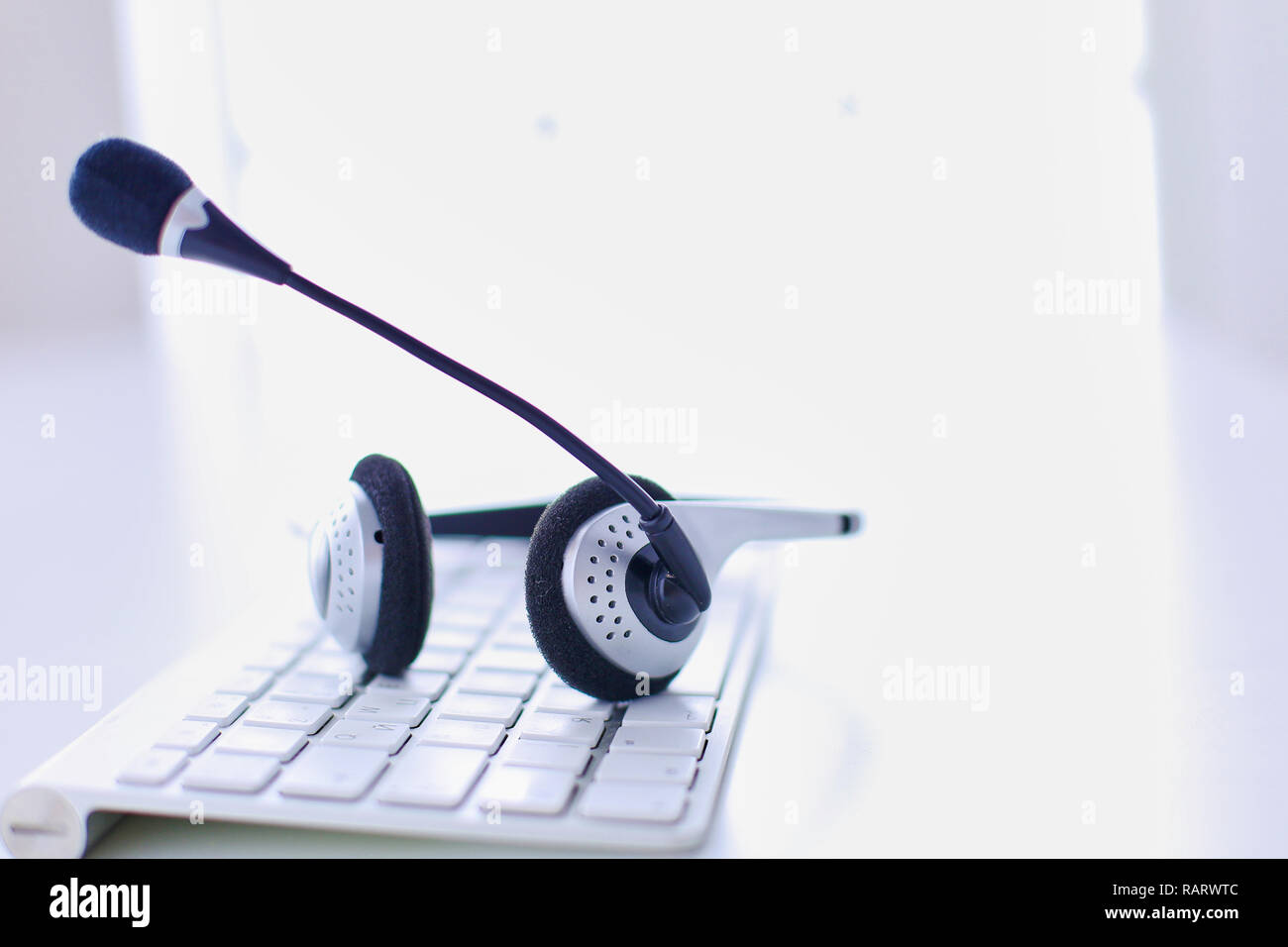 Communication support, call center and customer service help desk Stock ...