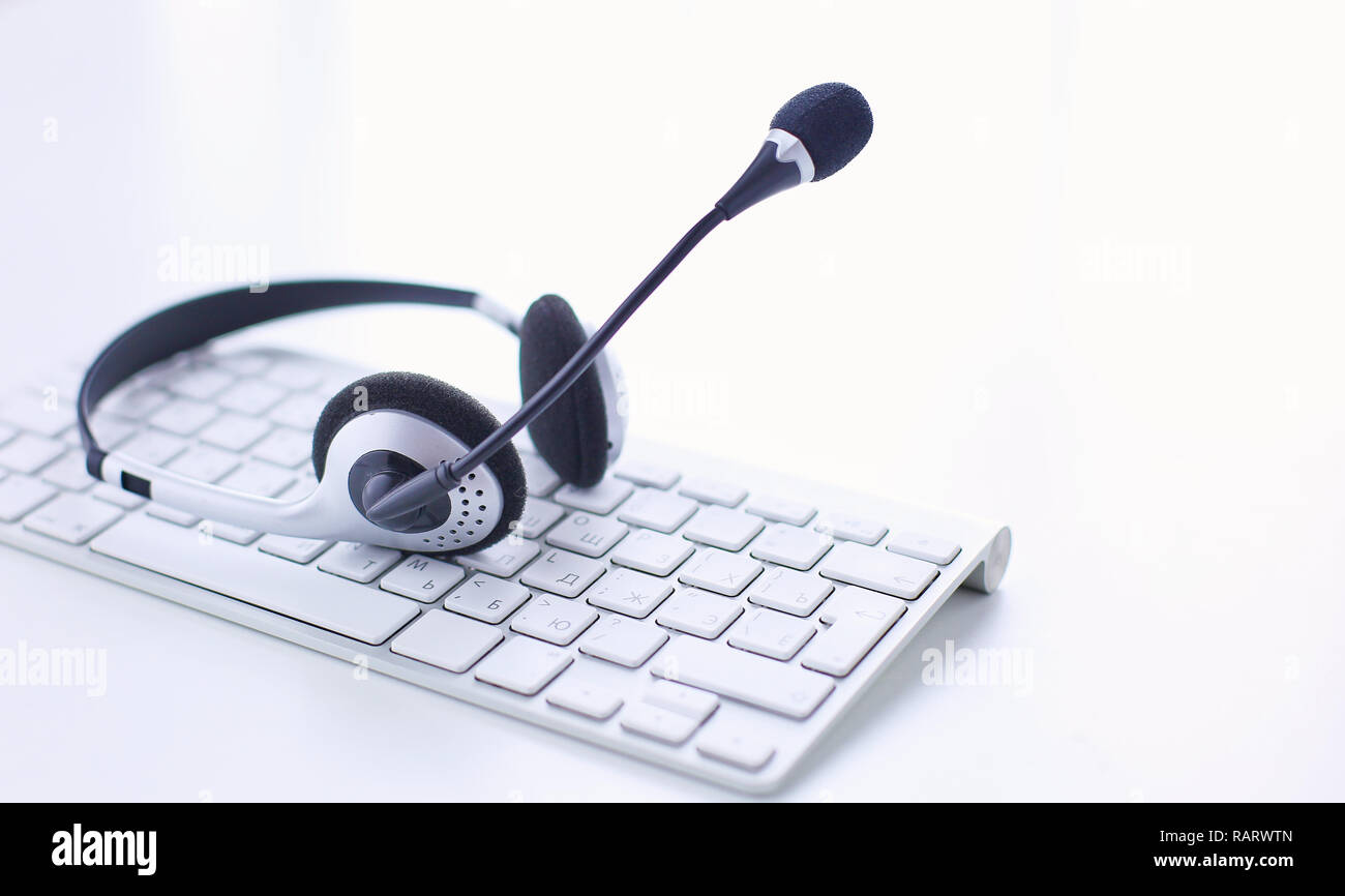 Communication support, call center and customer service help desk Stock ...
