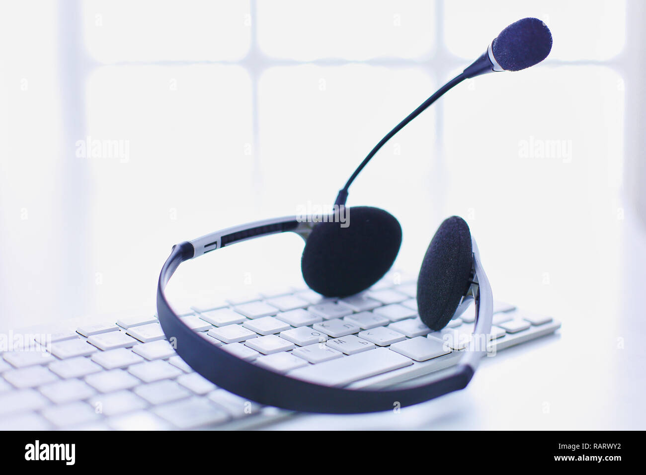 Communication support, call center and customer service help desk Stock ...