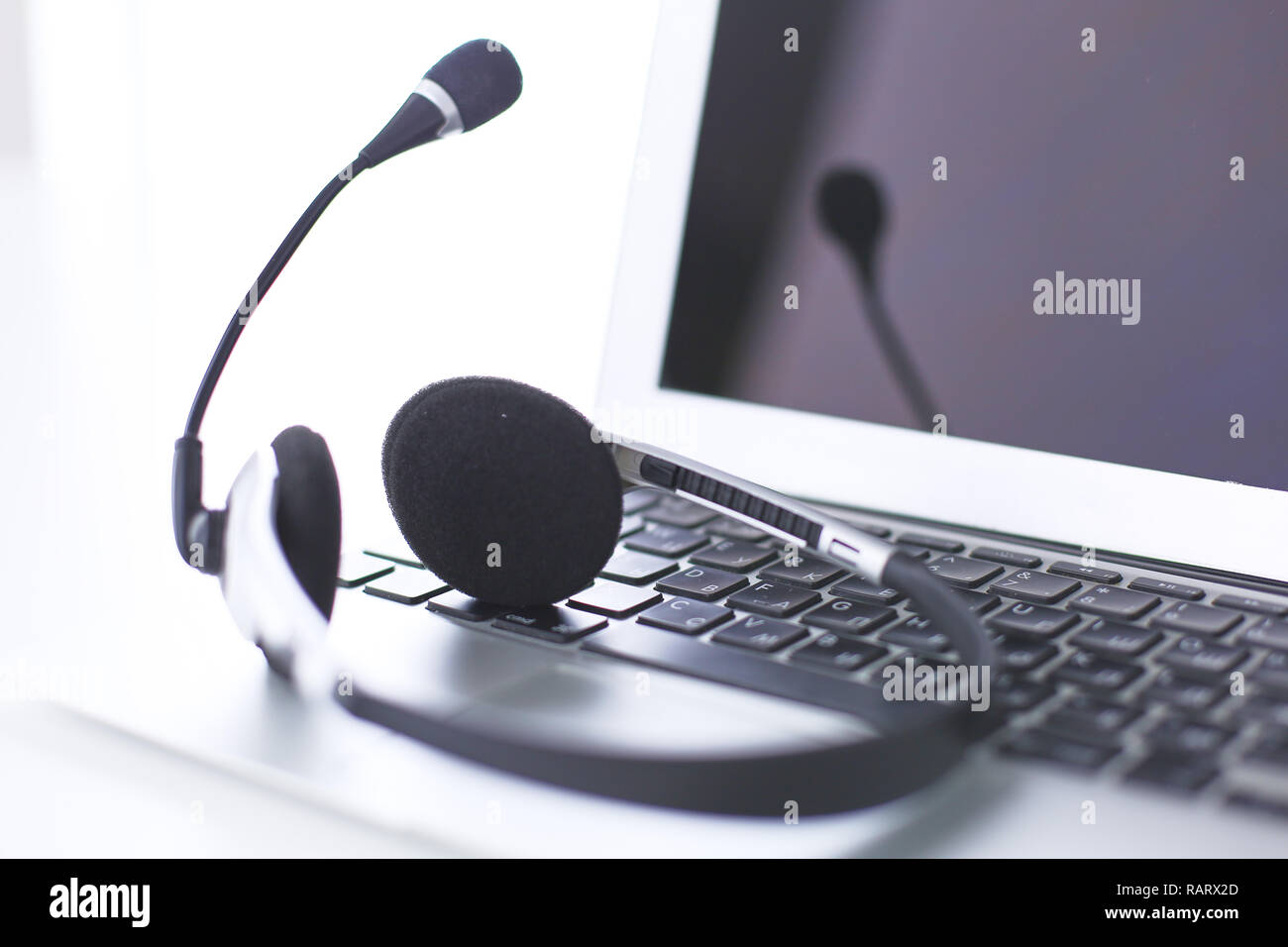 Communication support, call center and customer service help desk Stock ...