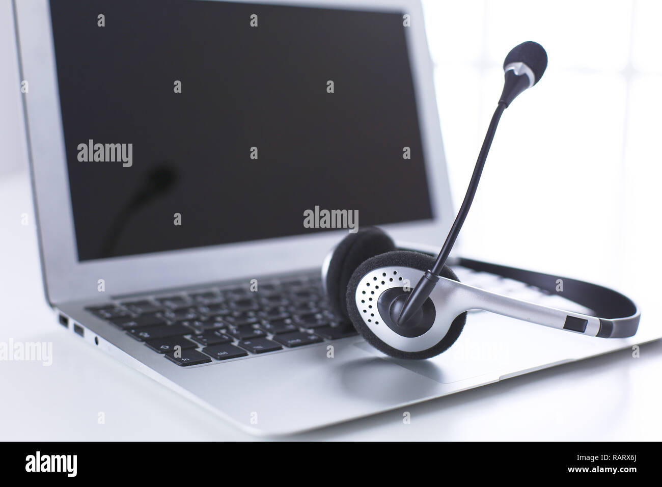 Communication support, call center and customer service help desk Stock ...