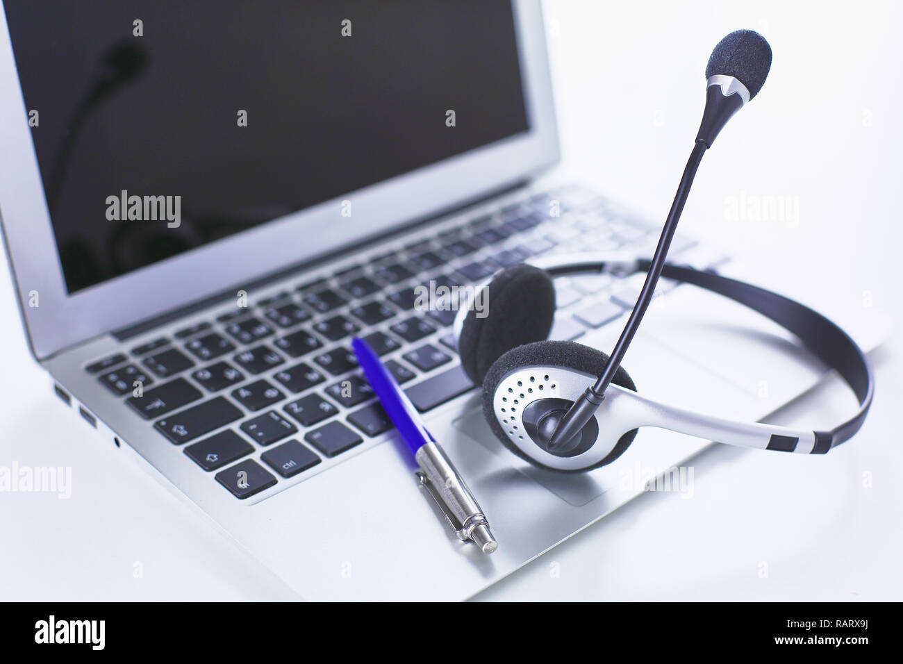 Communication support, call center and customer service help desk Stock ...