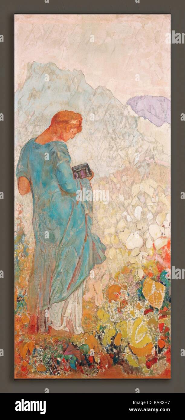 Odilon Redon, Pandora, French, 1840 - 1916, 1910-1912, oil on canvas ...