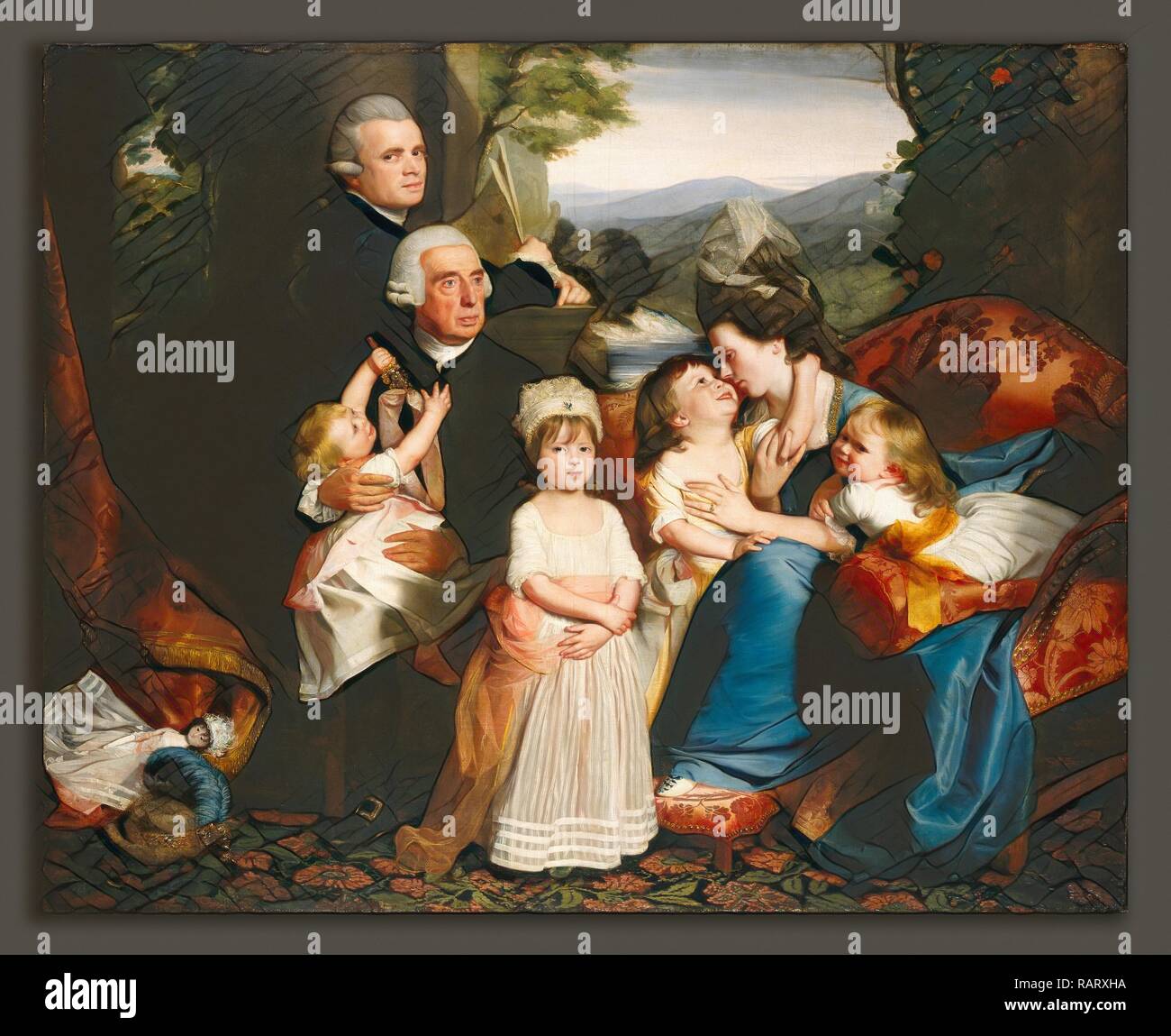 John Singleton Copley (American, 1738 - 1815), The Copley Family, 1776-1777, oil on canvas ...