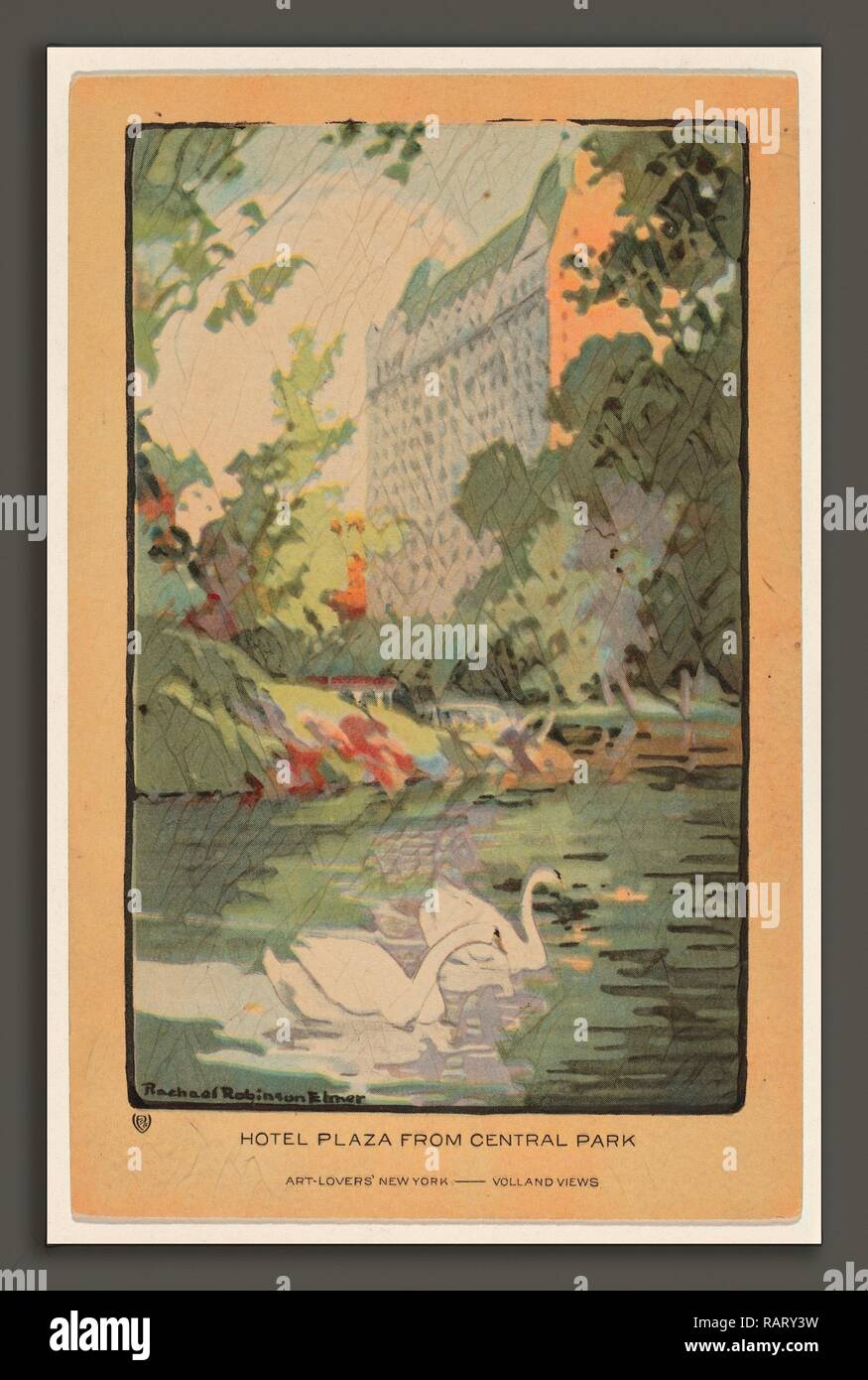 Rachael Robinson Elmer, Hotel Plaza from Central Park, American, 1878 ...