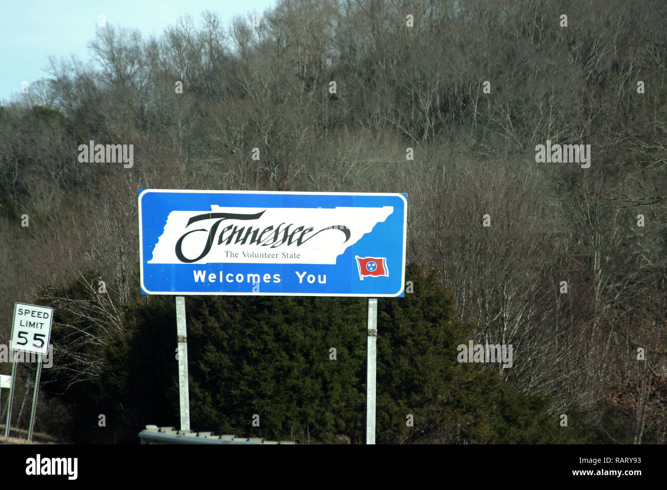Entering a state hi-res stock photography and images - Alamy