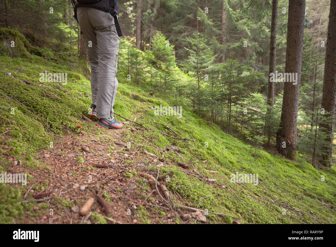 Long trekking action hi-res stock photography and images - Alamy