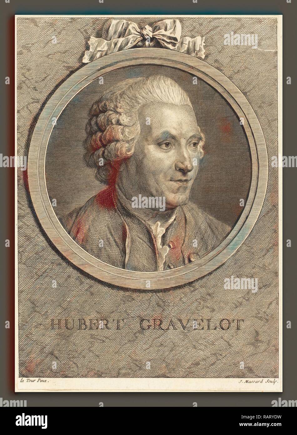 Jean massard after maurice quentin de la tour hi-res stock photography ...