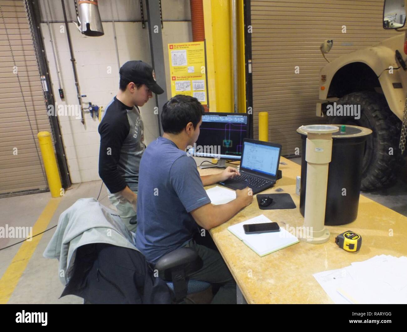 Engineers work on the Vehicle Platform Integration Design efforts in ...