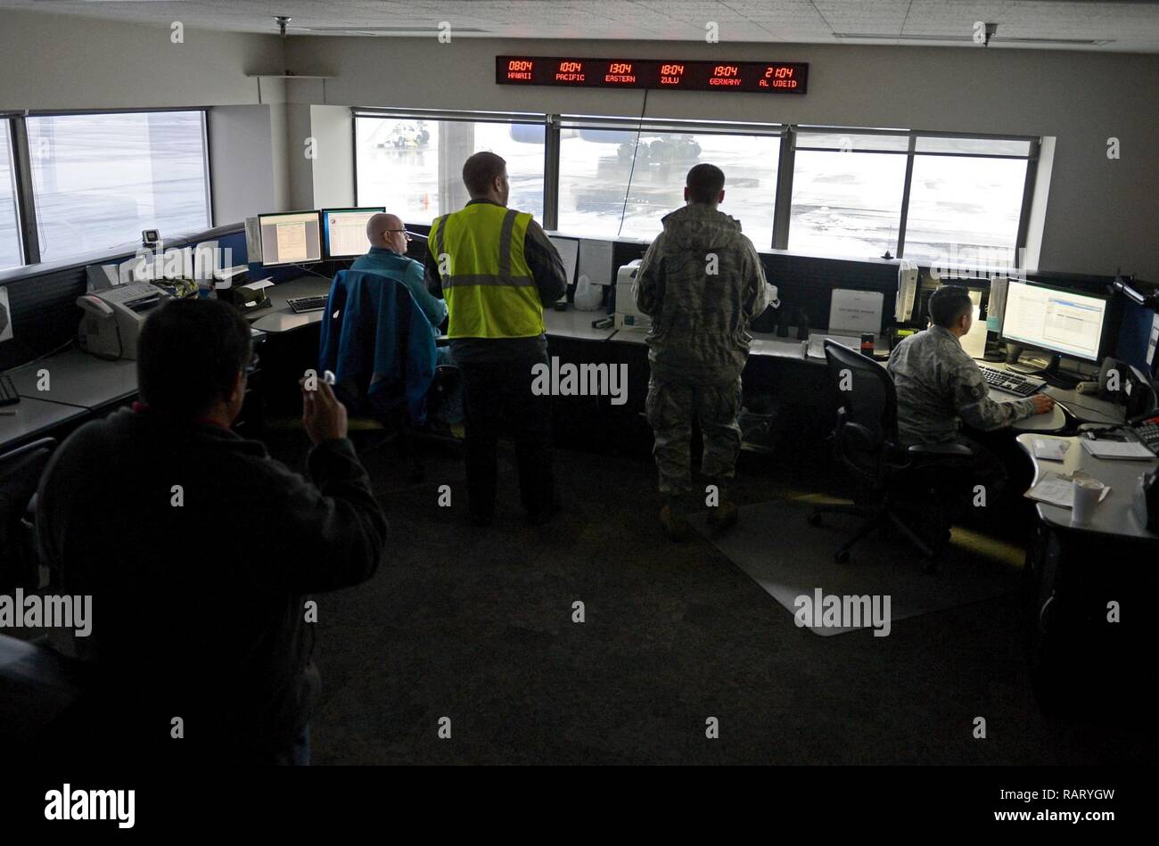 Aerial terminal operations center hi-res stock photography and images ...